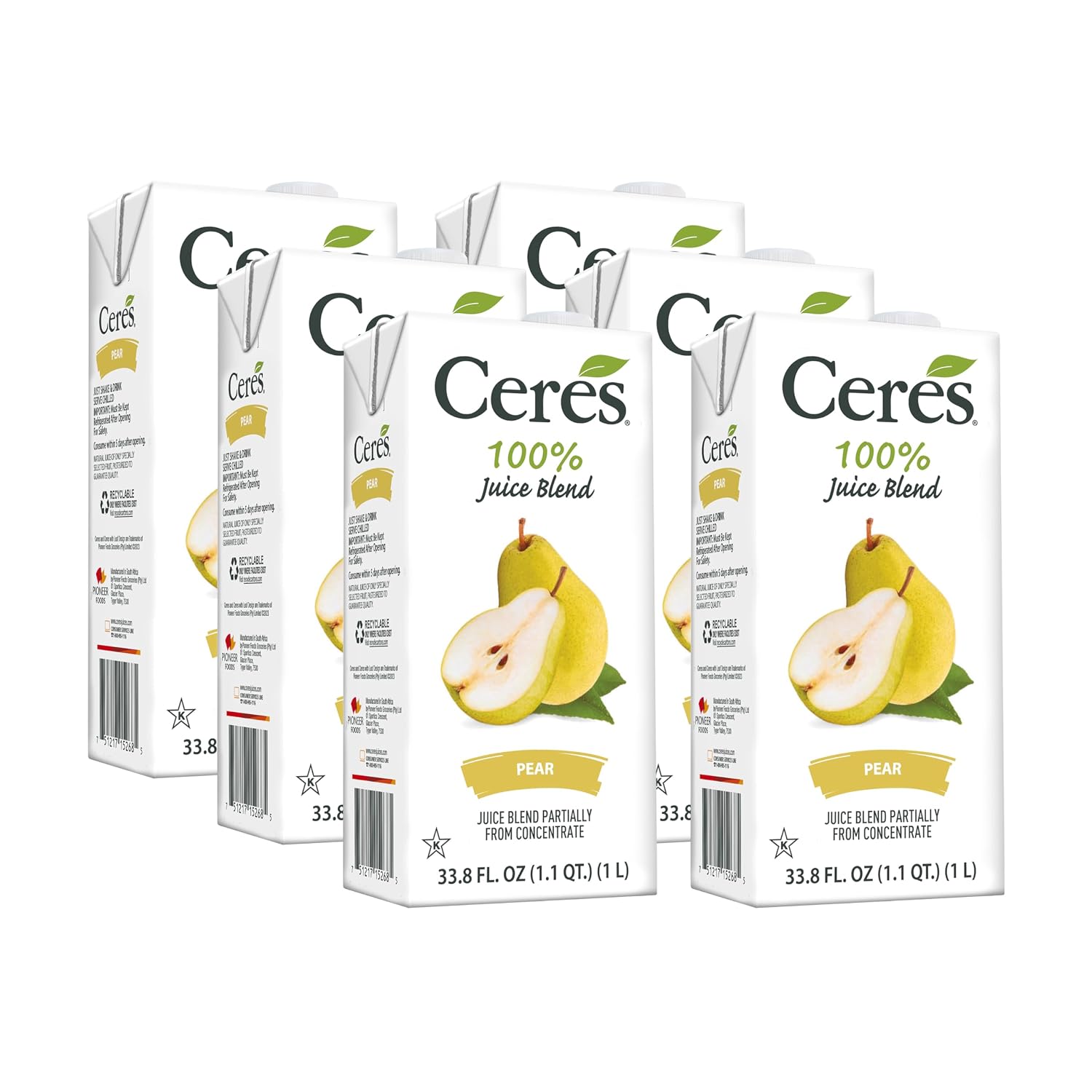 Amazon.com : Ceres 100% All Natural Pure Fruit Juice Blend - Delicious ...