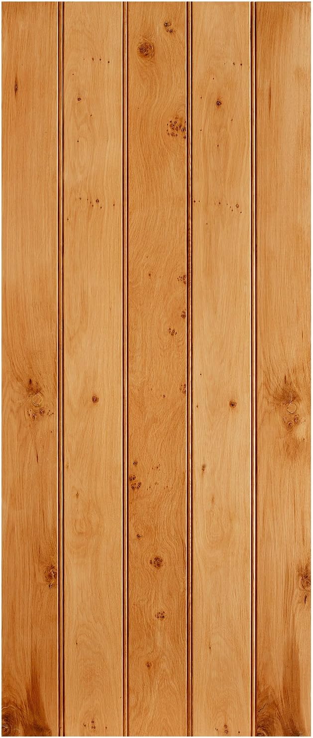 Amazon.com: Rustic Plank Door - Internal - Oak - Sturdy Construction ...