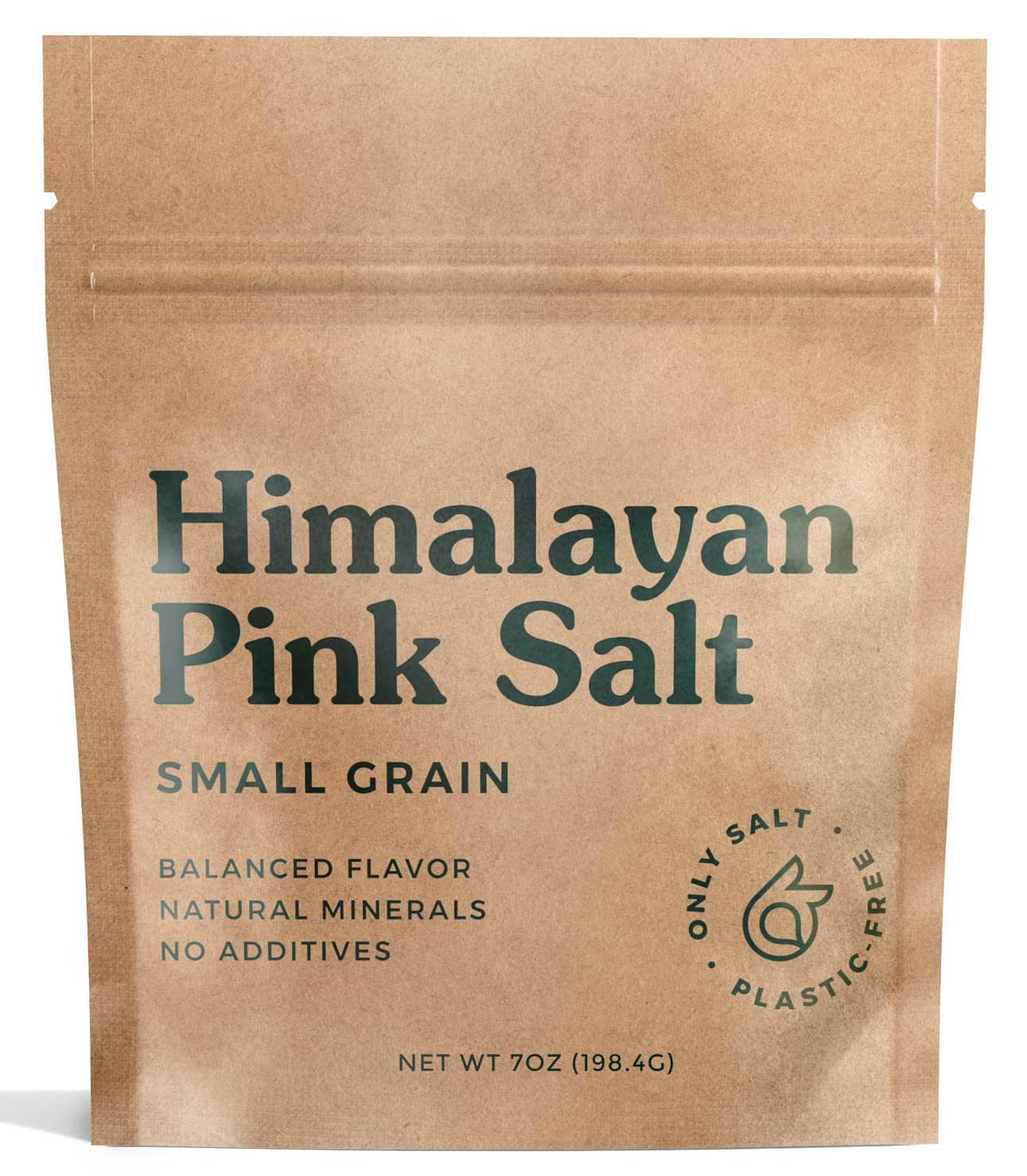 Amazon.com : Only Fine Grain Himalayan Pink Salt - 7 oz Bag of Kosher ...