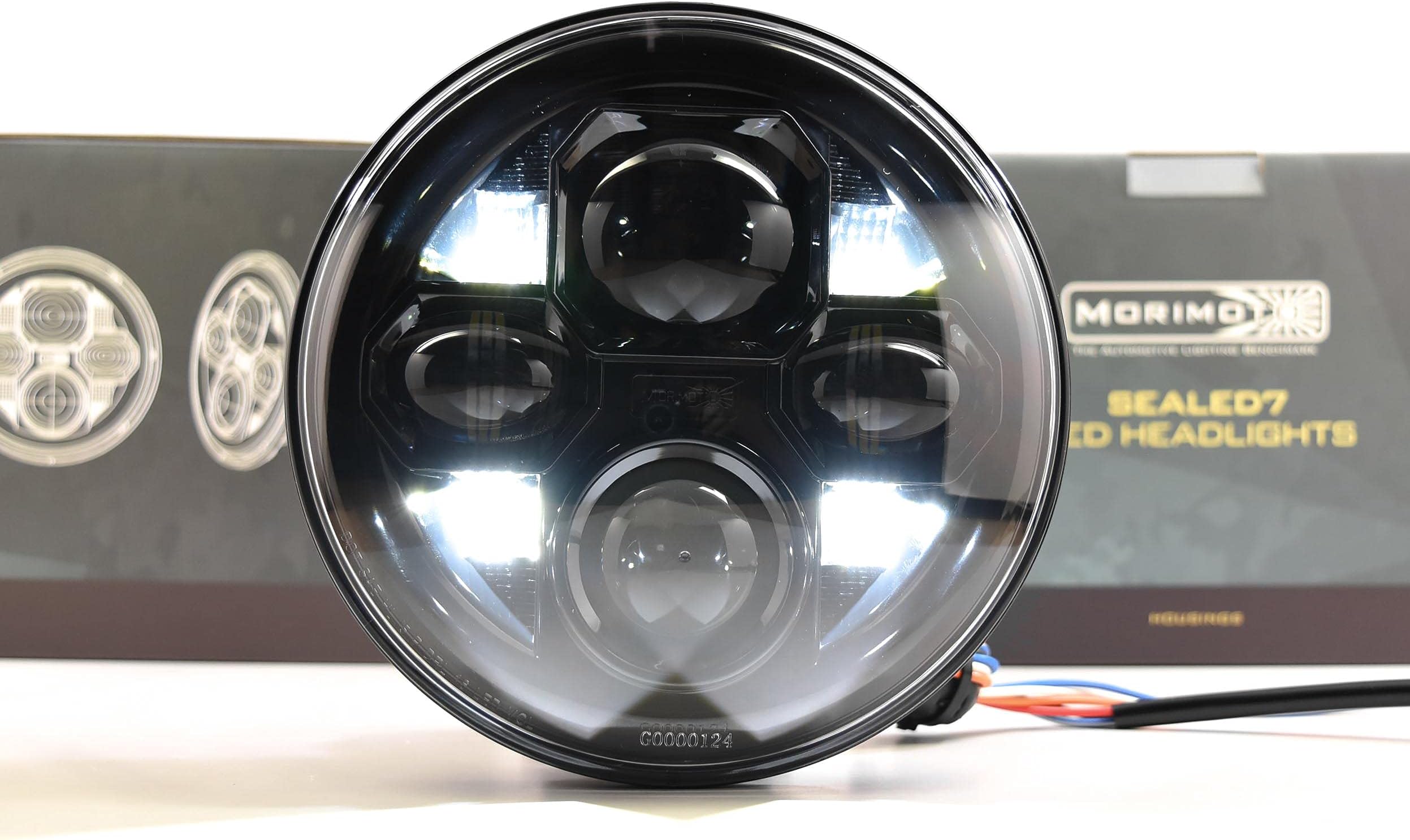 Amazon.com: Truck-Lite 7" Round Led Headlight 27270c for Harley, Hummer ...