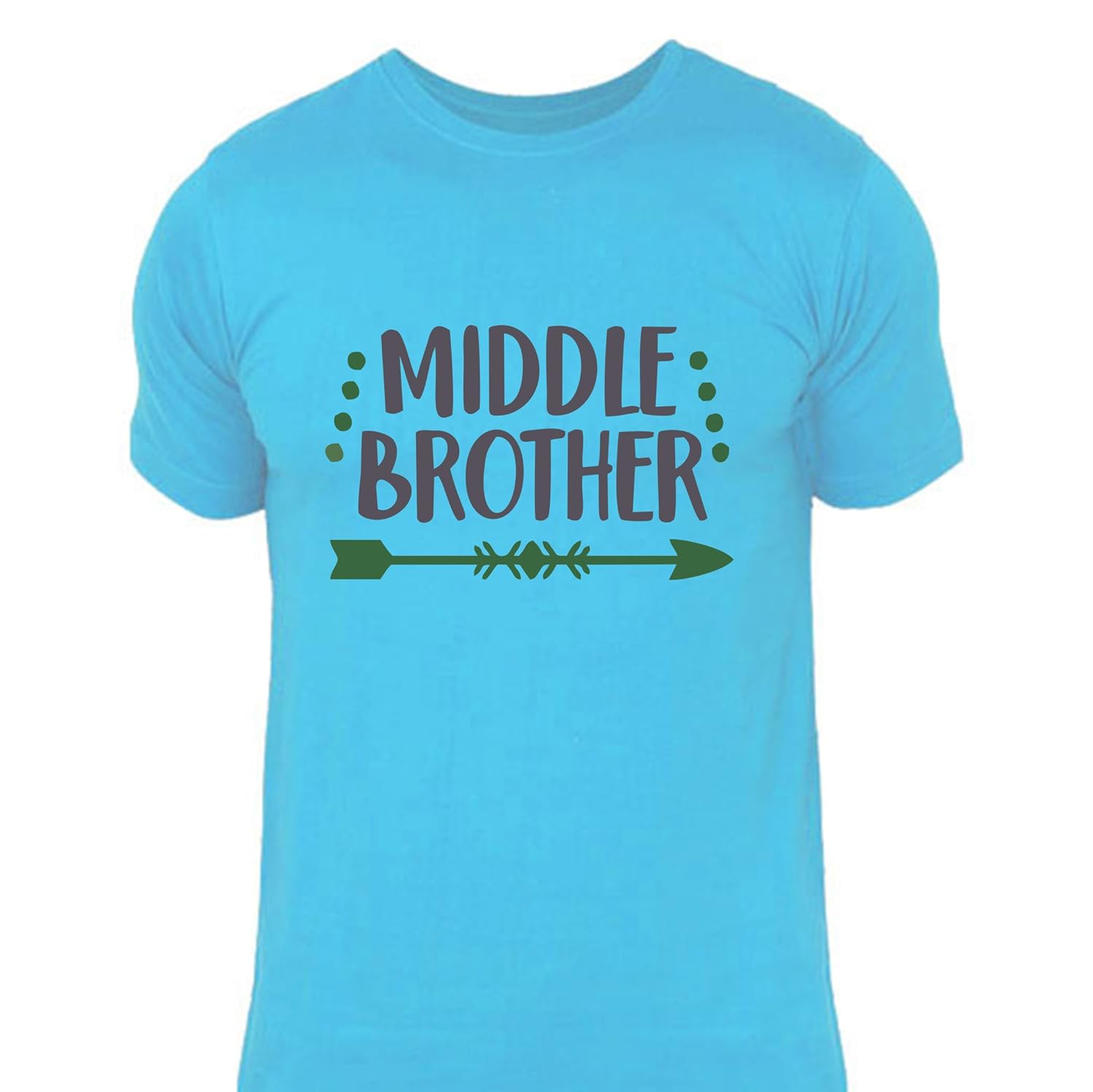 Buy Lazyduke |middle brother tshirt design | Graphic Printed T-Shirt ...