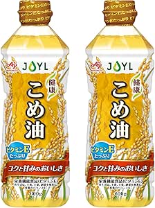 Amazon | JOYL 健康 こめ油 ペット ( 米油 100% ) 味の素 J-オイルミルズ 600g ×2本 | JOYL | 米ぬか油 通販