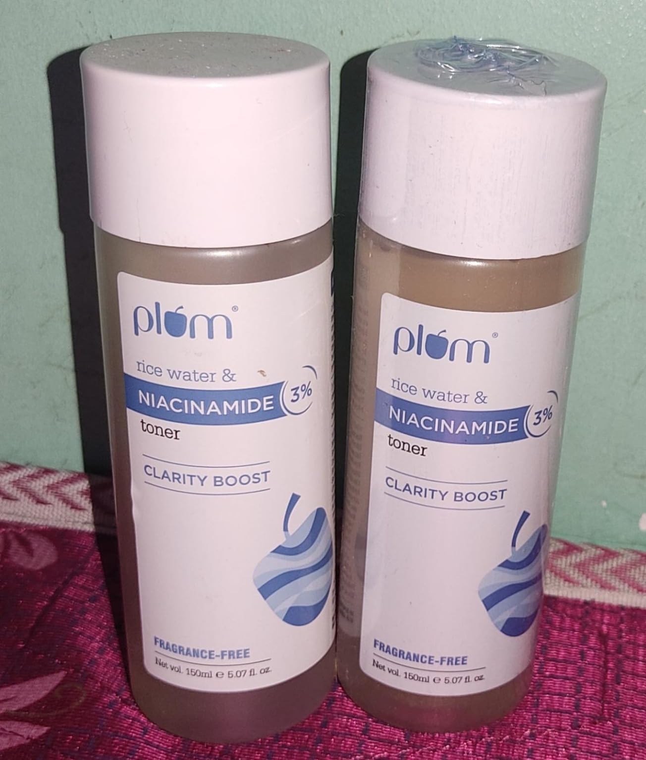 Buy Plum 3% Niacinamide & Rice Water Face Toner | With Rice Ferment ...