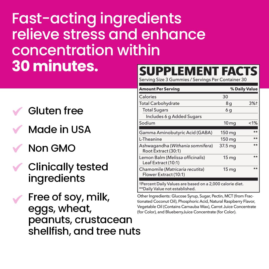 Snapklik.com : NeuroQ Calm Focus Gummies - Stress Relief Supplement ...