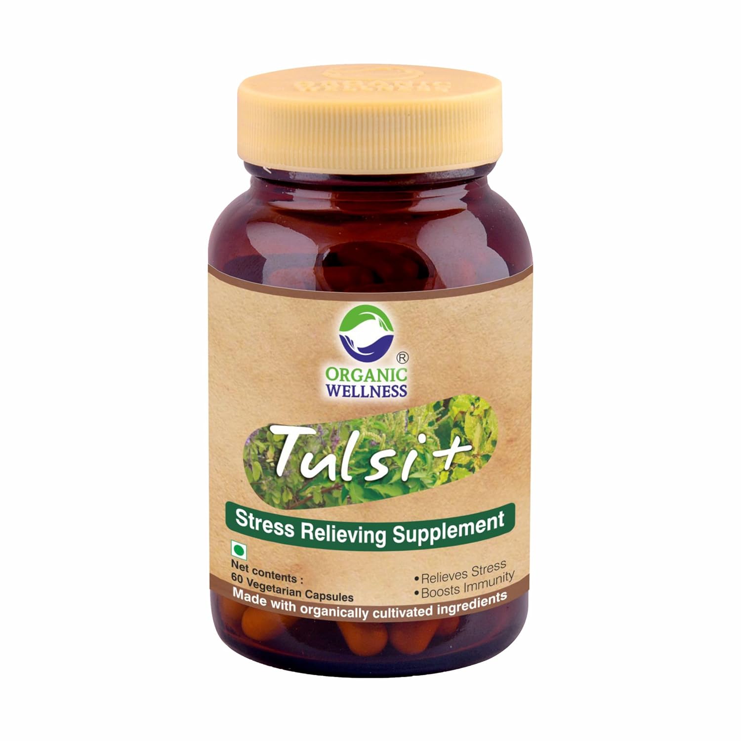 Buy Organic Wellness Tulsi Stress Reliving Supplement For Respiratory ...