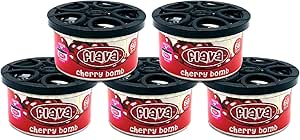 Flava Car Scents Air Freshener Tin - Cherry Bomb (Pack of 5) Strong ...