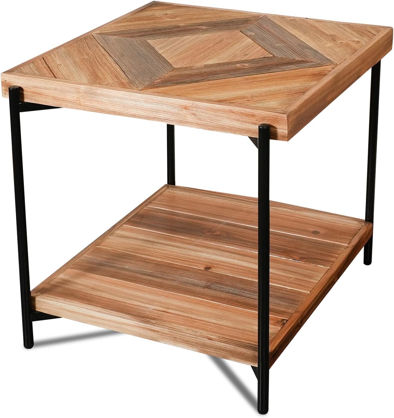 Amazon.com: Deco 79 Modern Polystone Accent, Side Table 19" x 19" x 26 ...