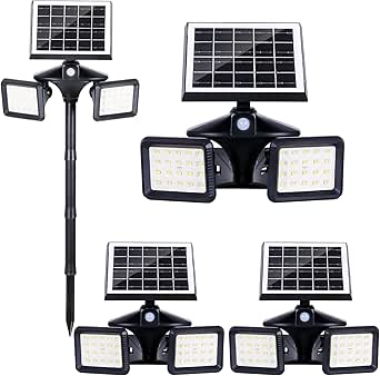 EMANER (Bundle 3Pack) - Motion Sensor Solar Light Outdoor Waterproof ...
