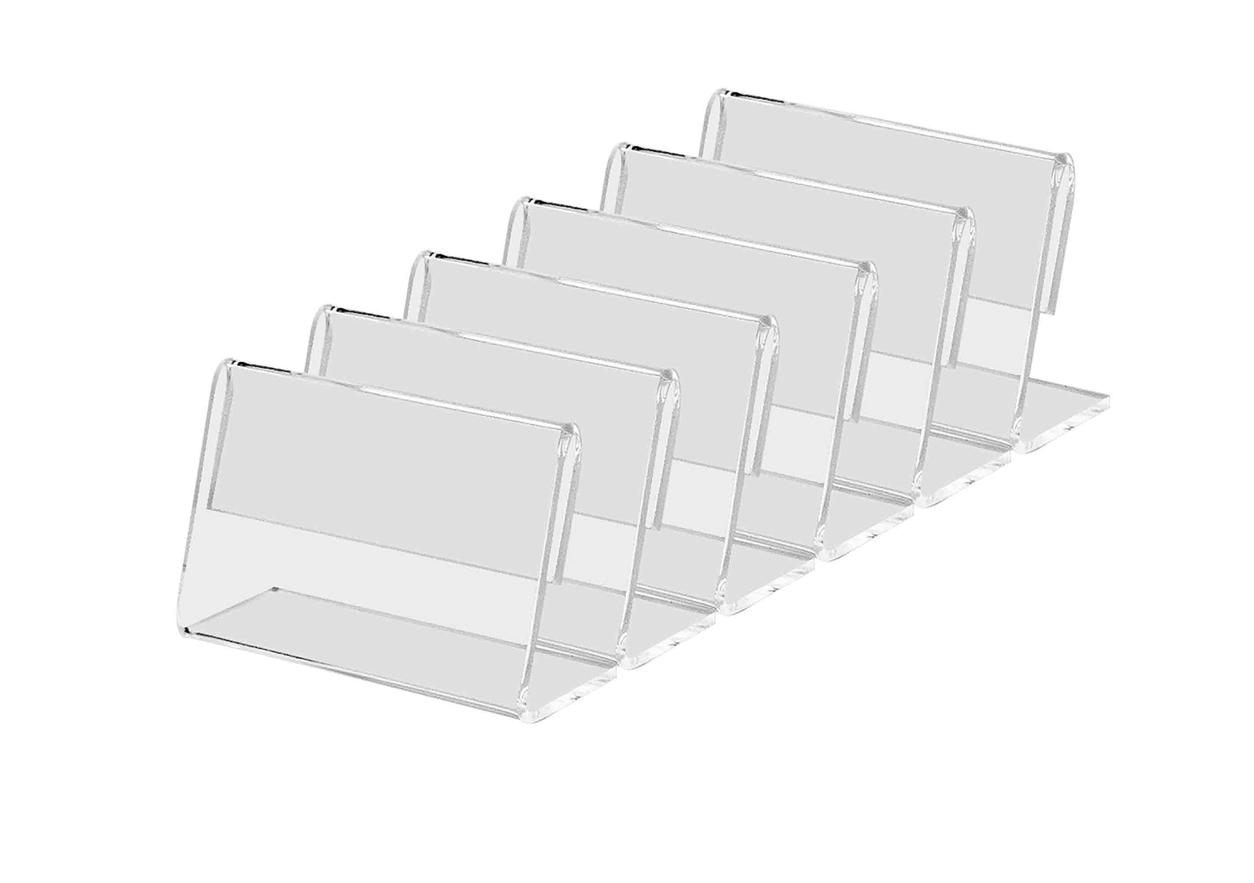 Amazon.com: Marketing Holders 6 Pack Acrylic Sign Holder 2.5" x 1.5 ...