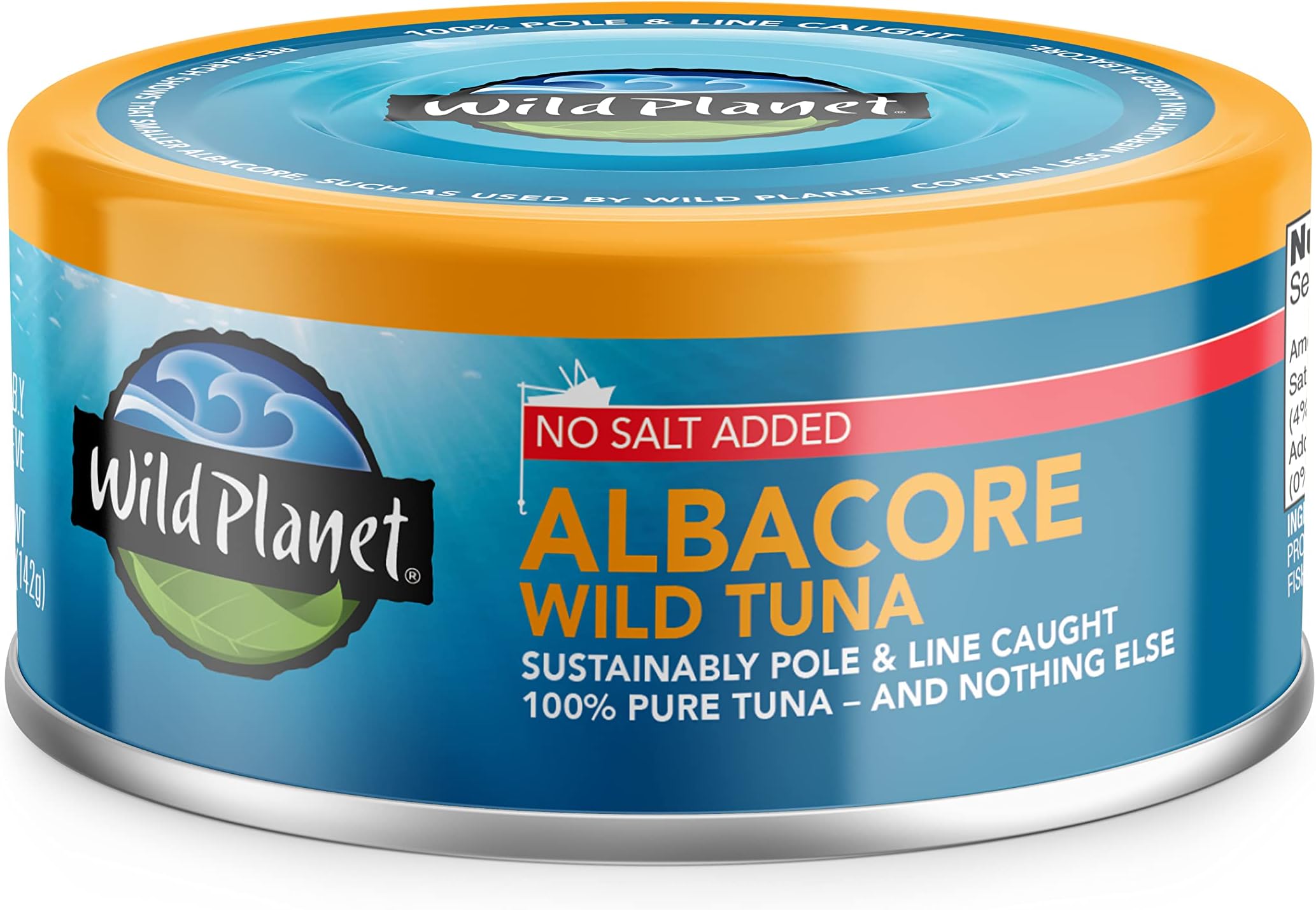 Amazon.com : 365 by Whole Foods Market, No Salt Albacore Tuna in Water ...