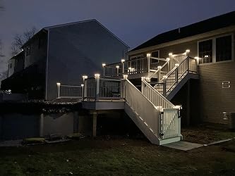 Amazon.com : LED Post Cap Light- Square Style, Classic White ...