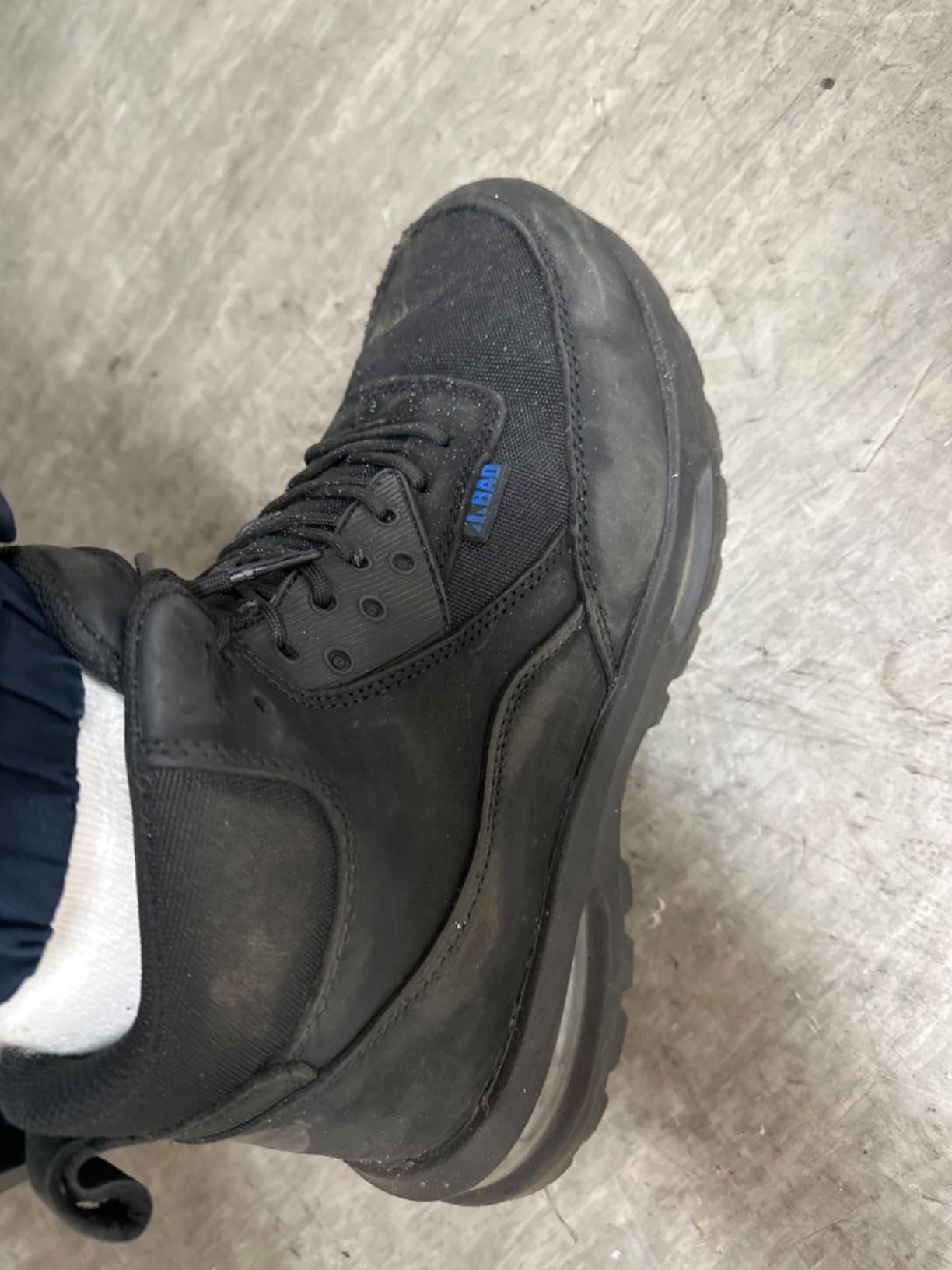 BAD Flight Zip Side Safety Work Boots With Air Sole – Experience ...