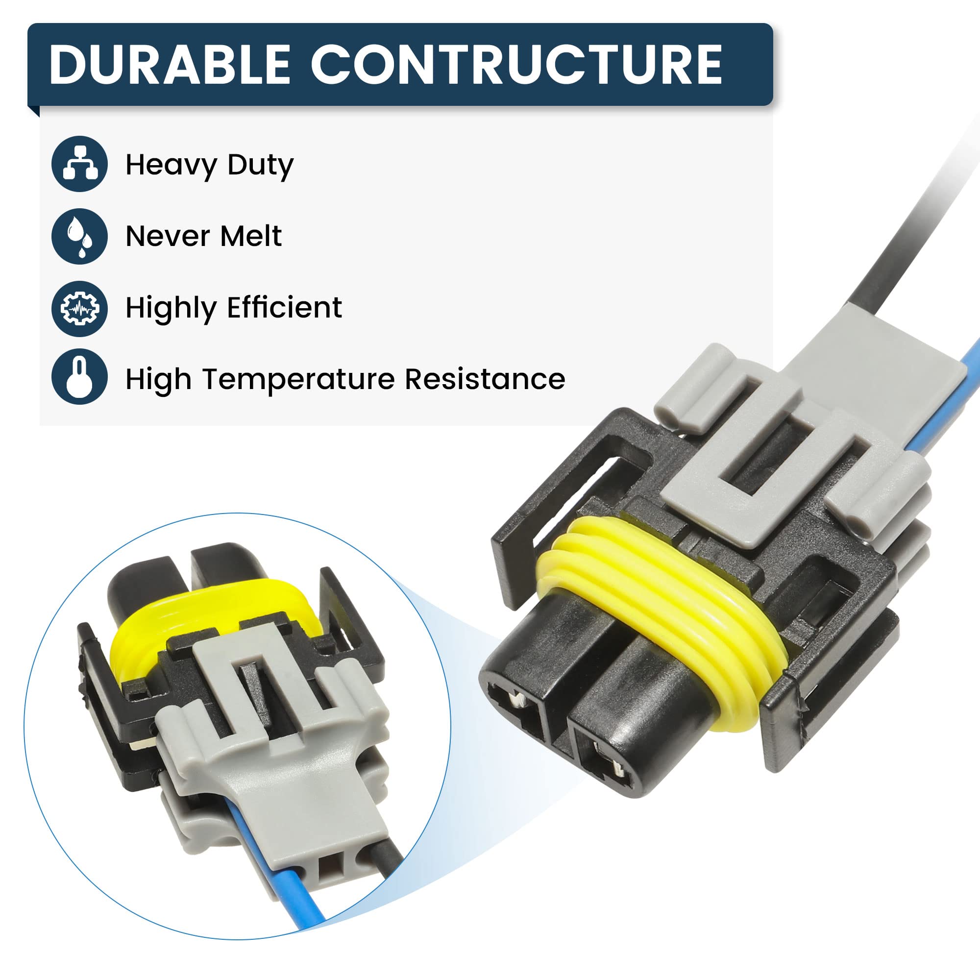 Snapklik.com : PT2298 Multi-Purpose Wire Connector Socket For Headlight ...