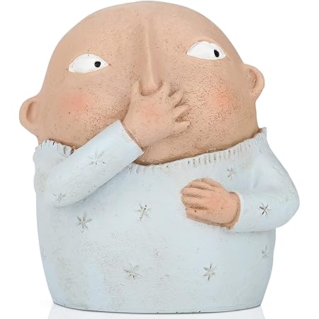 Amazon.com: ART & ARTIFACT Boy Holding Nose Sculpture Primitive Kitschy ...