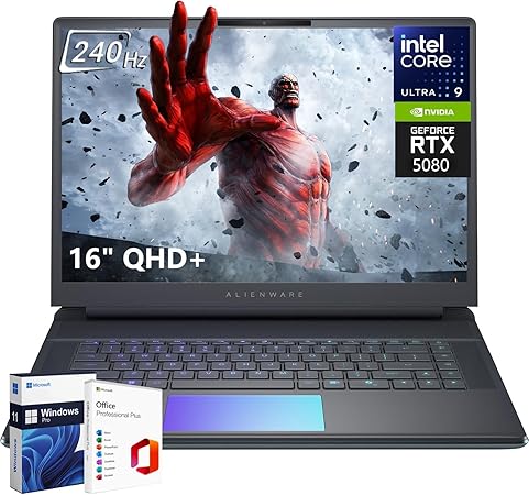 Amazon.com: Alienware 16 Area-51 Laptop para juegos 2025, NVIDIA RTX 5080 16GB GDDR7, Intel ...