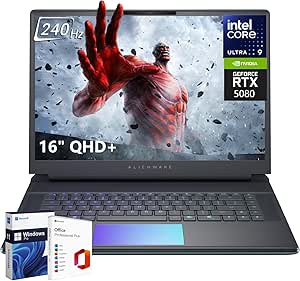Alienware 16 Area-51 Gaming Laptop 2025 New, NVIDIA RTX 5080 16GB GDDR7 ...