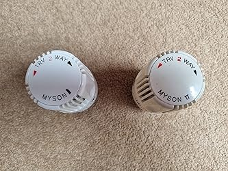 Myson Standard Thermostatic Radiator Valve Replacement Head Only (TRV 2 ...