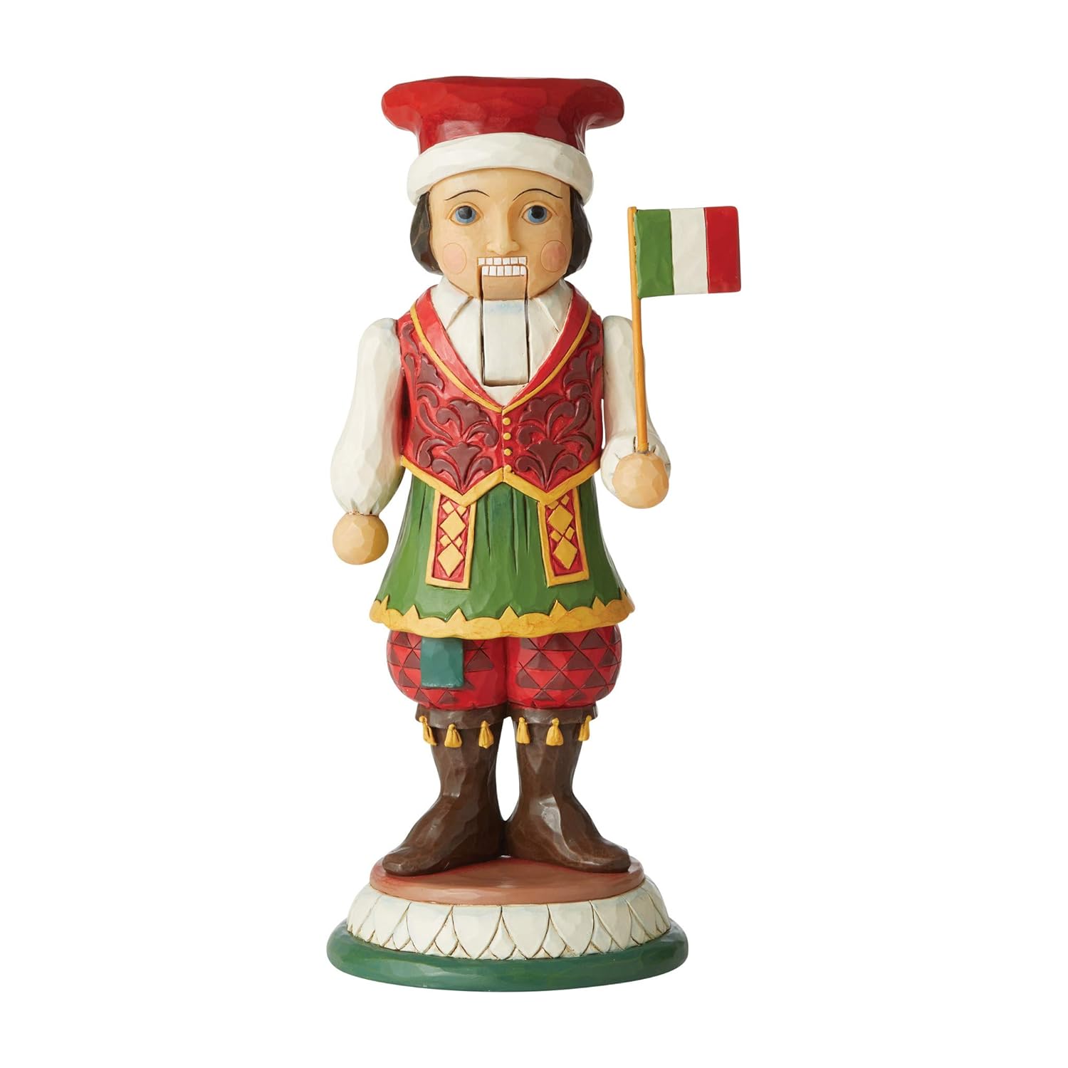 Enesco 6006645 Jim Shore Heartwood Creek Italian Nutcracker Figurine ...