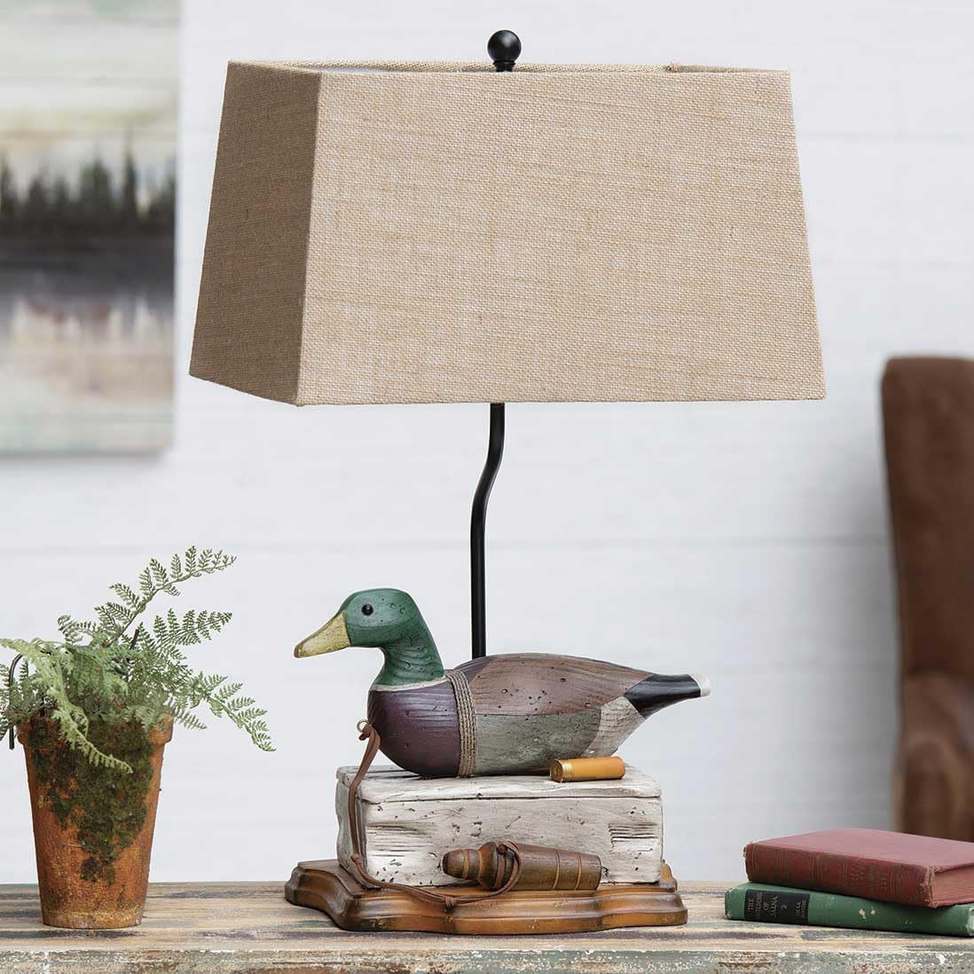 Amazon.com: BLACK FOREST DECOR Antique Duck Decoy Table Lamp : Tools ...