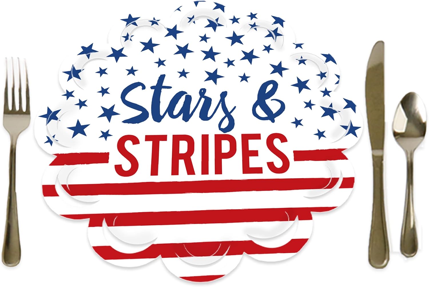 Amazon.com | Big Dot of Happiness Stars and Stripes - Patriotic Party ...