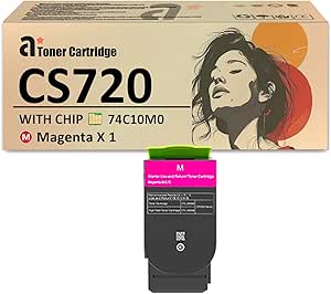 Amazon.com: CS720 Toner Cartridges Replacement for Lexmark CS720 ...