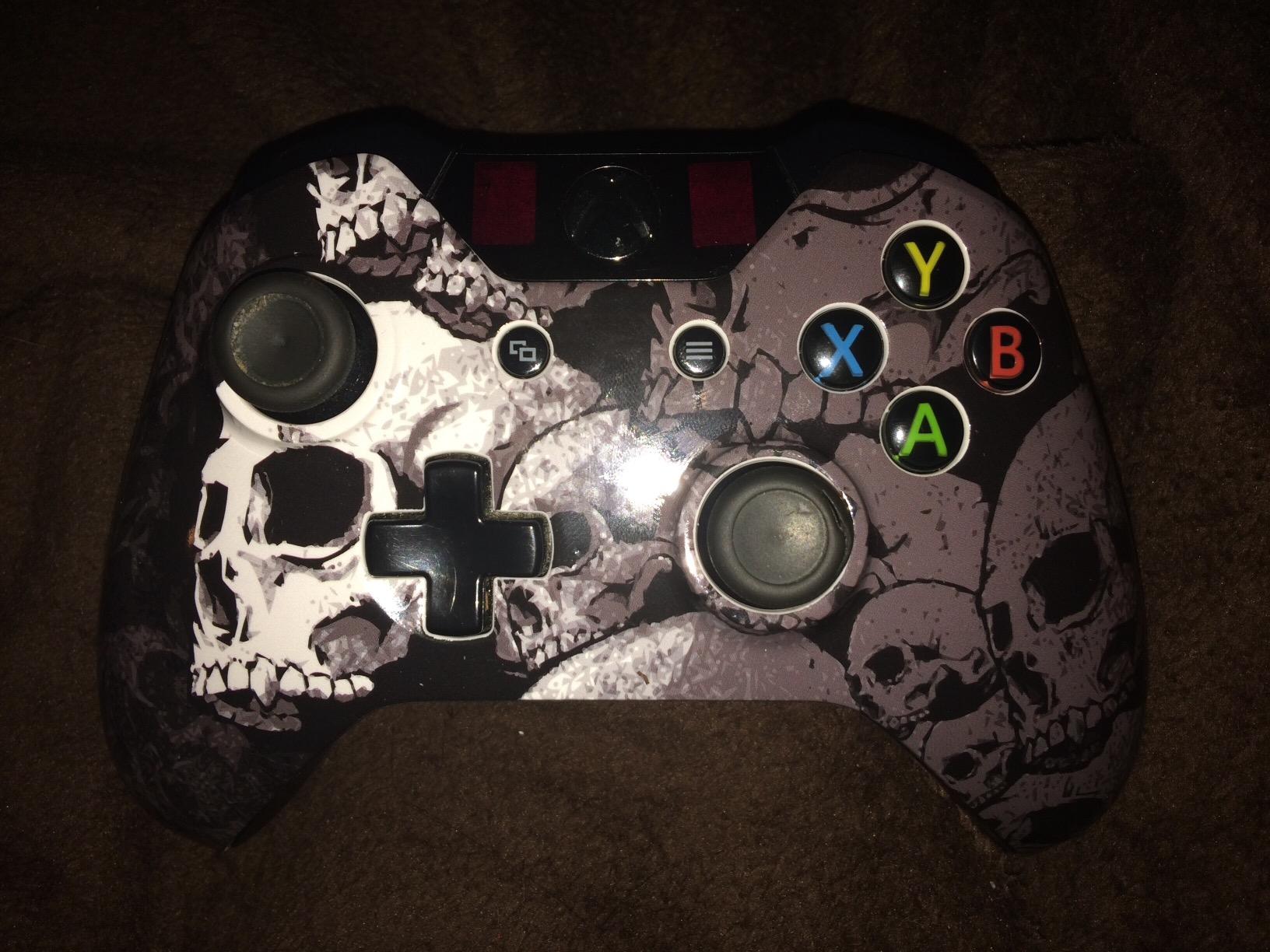 Amazon.com: eXtremeRate Lonely Skull Faceplate Front Housing Shell ...