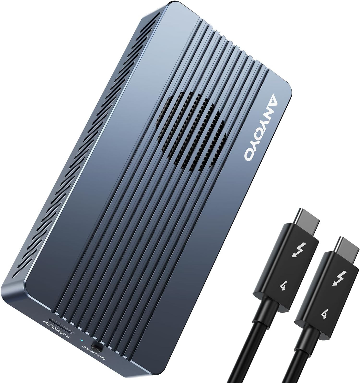Amazon.com: Qwiizlab Fanless 40Gbps USB4 Thunderbolt External SSD ...