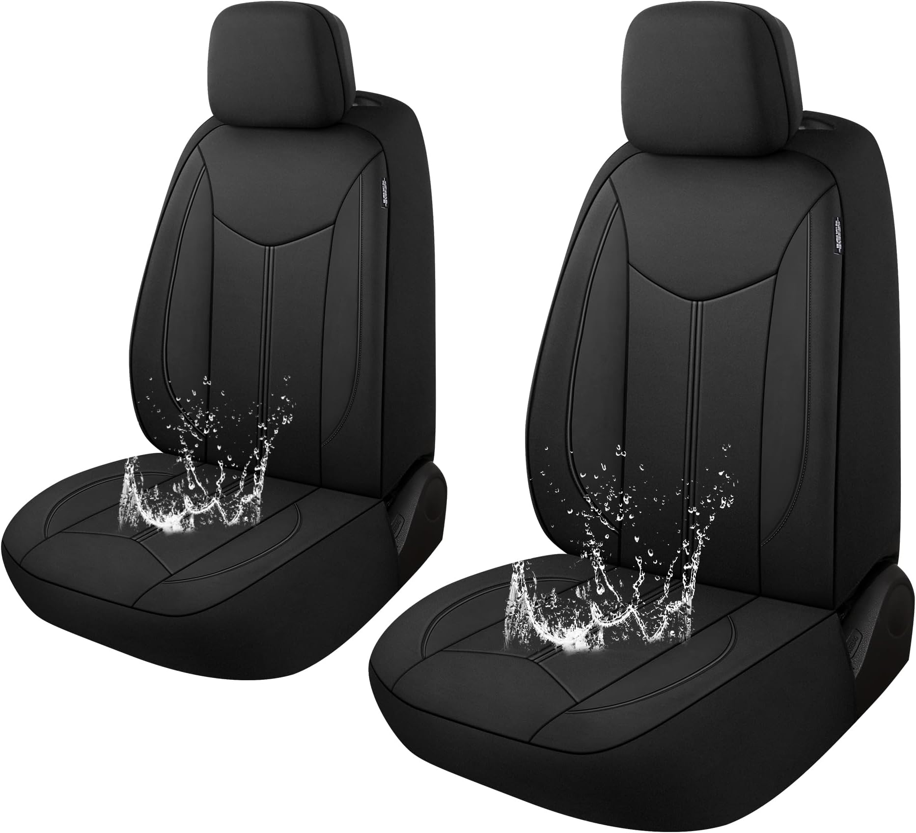 Amazon.com: CAROMOP Neoprene Car Seat Cover 2 Front Seats, Waterproof ...