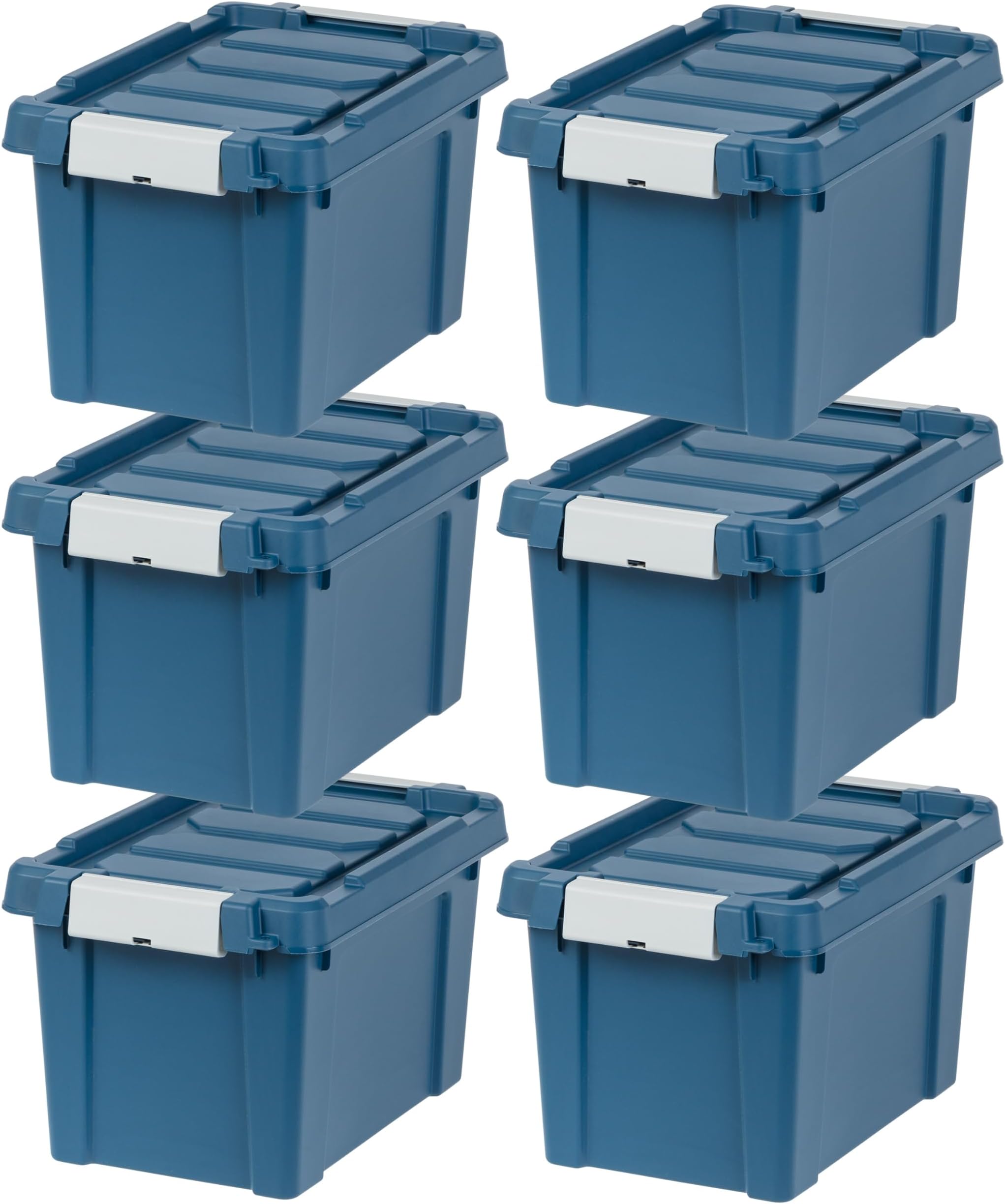 Amazon.com - IRIS USA 12 Gallon Eco-Friendly Lockable Storage Bins with ...