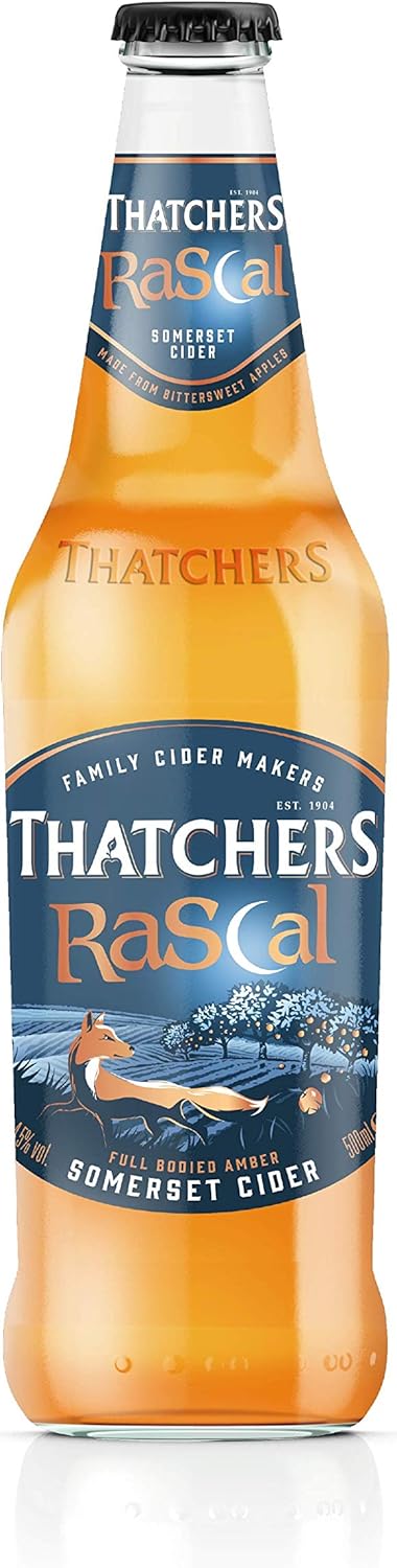 Thatchers Old Rascal Cider, 12 x 500 ml : Amazon.co.uk: Grocery