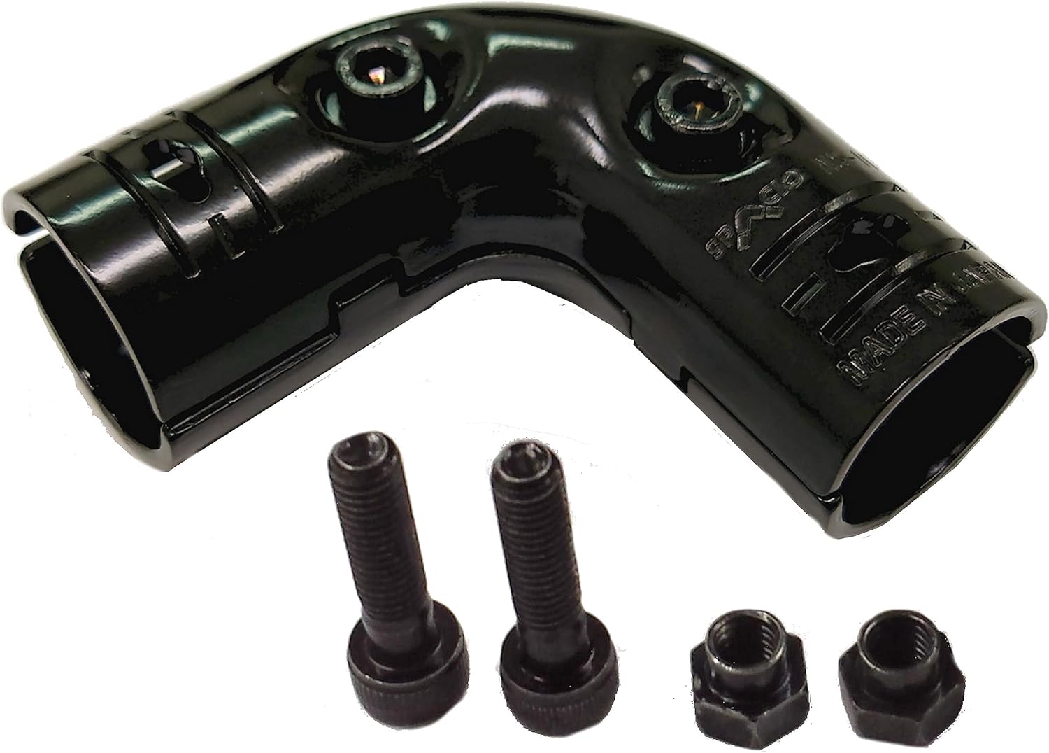 Amazon | スペーシア(Spacio) メタルジョイント NSJー16(90度ジョイント黒) NSJ-16 | 棒