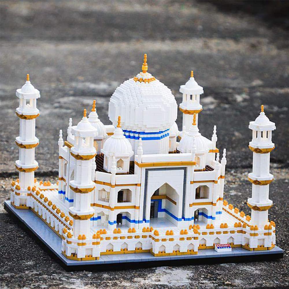 Uvini Micro Mini Blocks Taj Mahal Building and Architecture Model Set ...