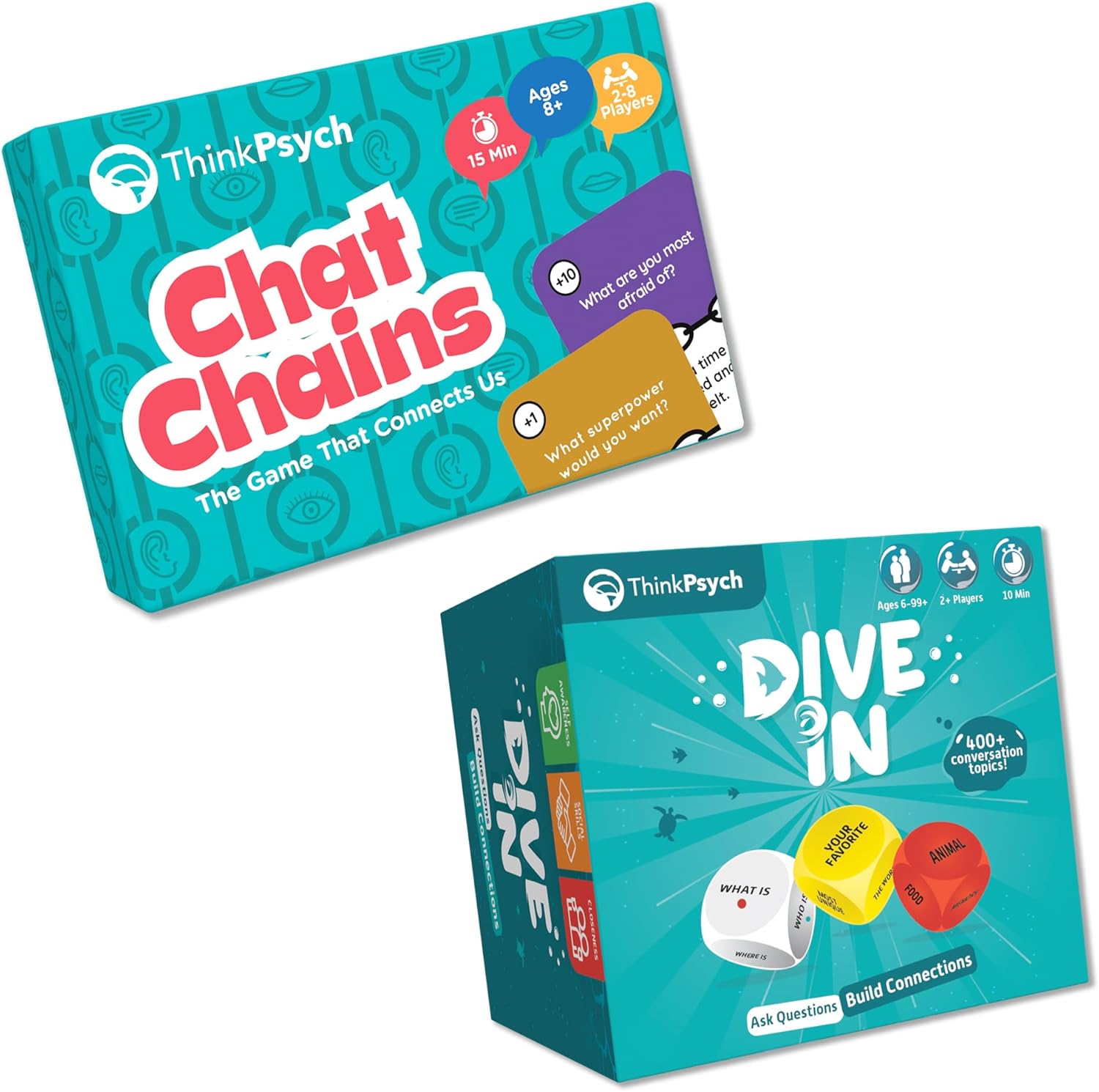 Amazon.com: ThinkPsych Chat Chains & Dive in - Ultimate Social Skills ...