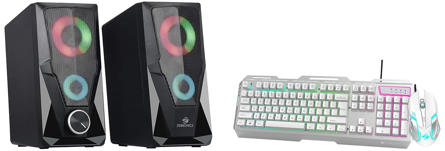 Amazon.in: Buy Zebronics Zeb-Transformer Gaming Keyboard and Mouse ...