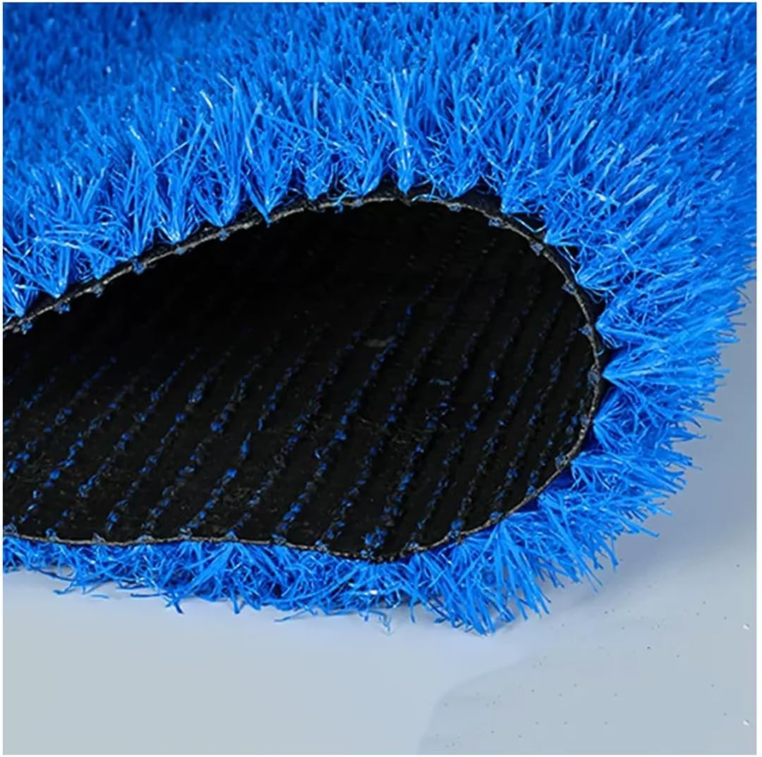Amazon.com: 30mm Pile Height Artificial Grass-High Density ，Blue Grass ...