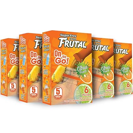 Amazon.com : Frutal On-The-Go! | Powdered Drink Mix Citrus Punch ...