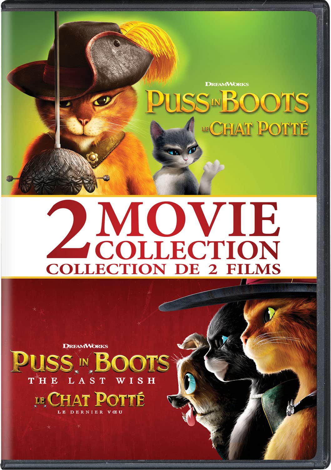 Puss in Boots 2-Movie Collection [DVD]: Amazon.ca: Antonio Banderas ...