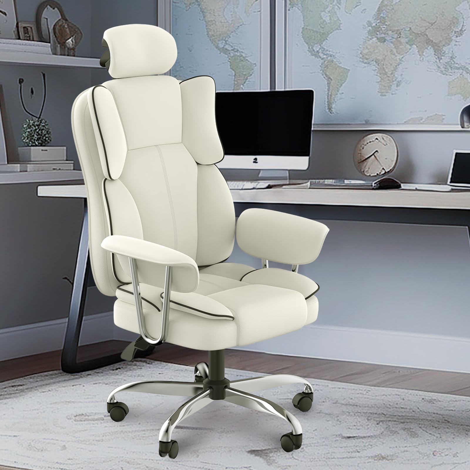 Amazon.com: ARTETHYS Big and Tall Ergonomic Office Chair Executive ...