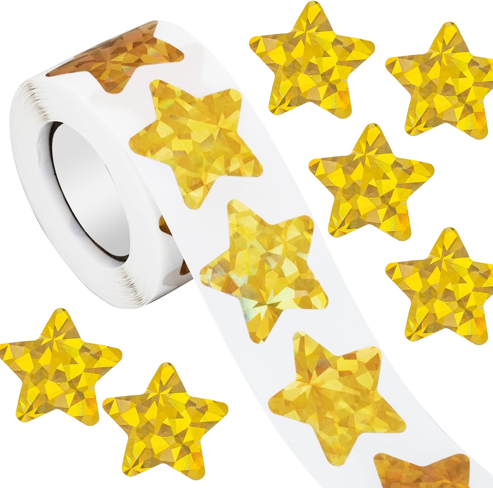 600 x Reward Star Stickers Silver Gold Bronze Home School Teacher Good ...
