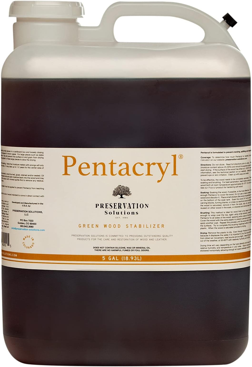 Tenino Copper Naphthenate 17% (2% as Metal) - 1 Gallon - Wood ...