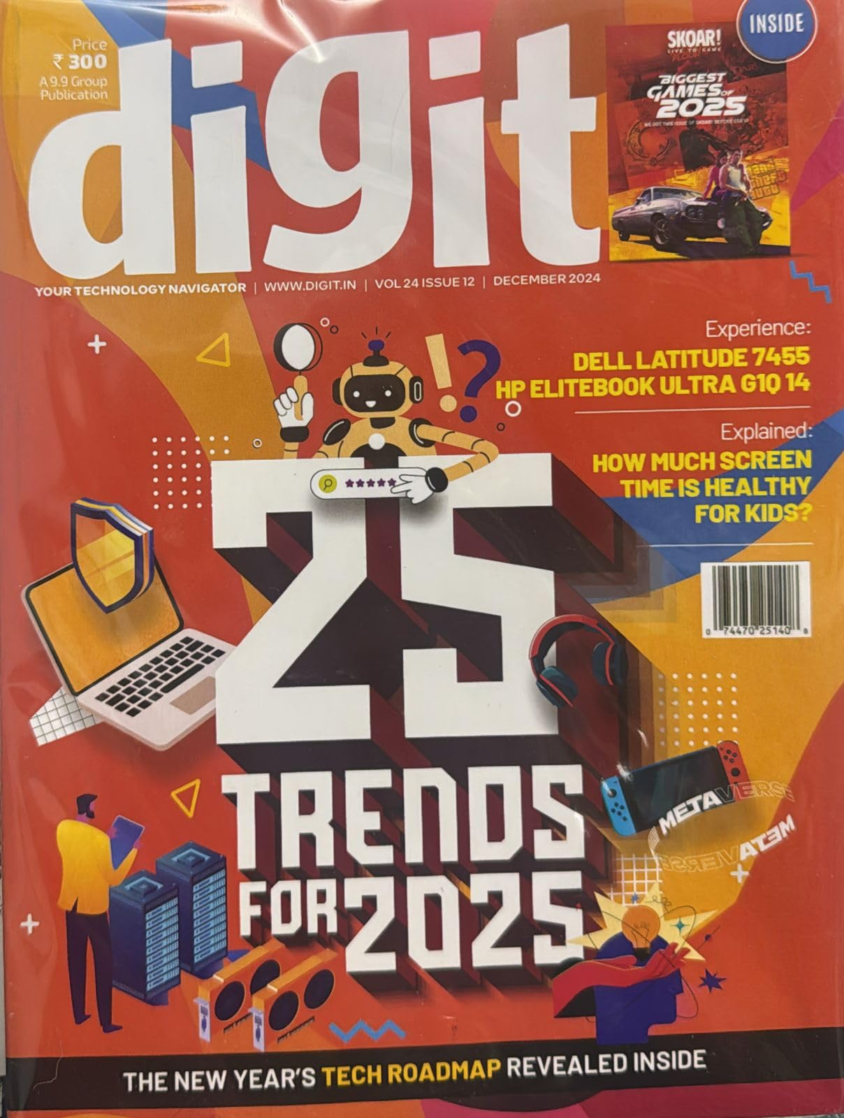 Buy Digit magazine December 2024 - 25 Trends For 2025 Book Online at ...
