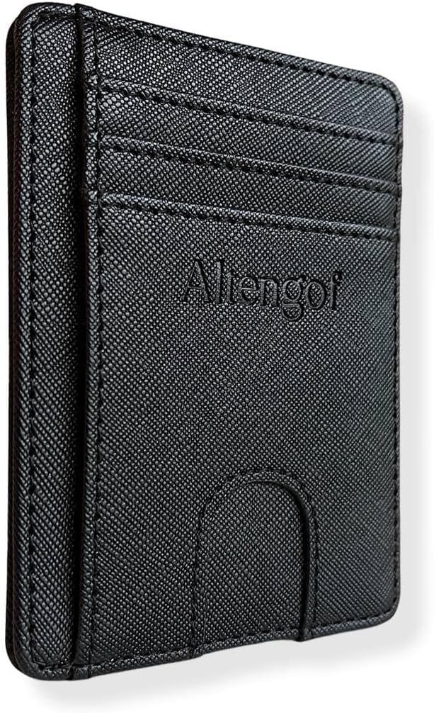 Amazon.com: Slim Wallet Thin Minimalist - RFID Blocking Credit Card ...