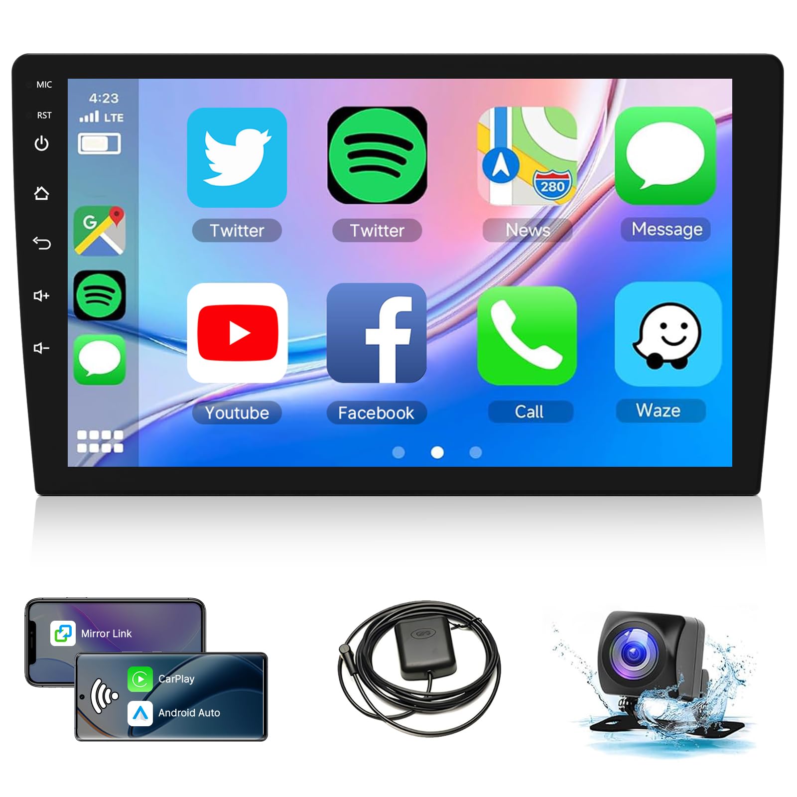 Snapklik Naifay Android 12 Car Stereo Double Din Car Radio
