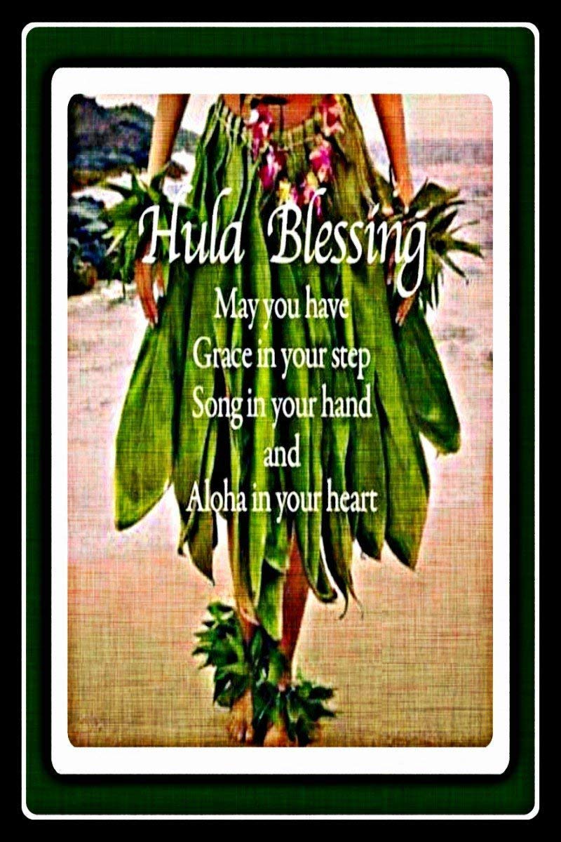 Amazon.com: Hula Dancer Sign Hawaiian Blessing 8"x12" Made In USA All ...