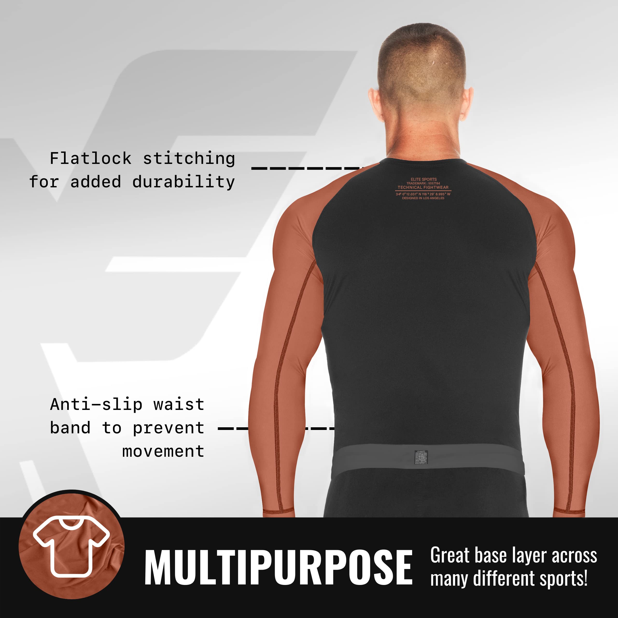 Snapklik.com : Jiu Jitsu BJJ Rash Guard Mens BJJ No GI MMA Ranked Full ...