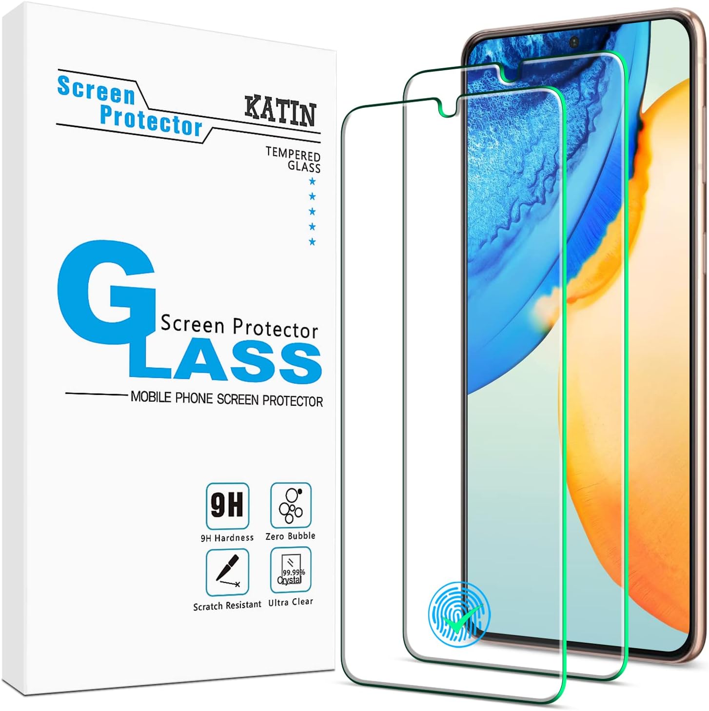 Amazon.com: OuYteu [3+2 Pack] Galaxy S23 Ultra Screen Protector and ...