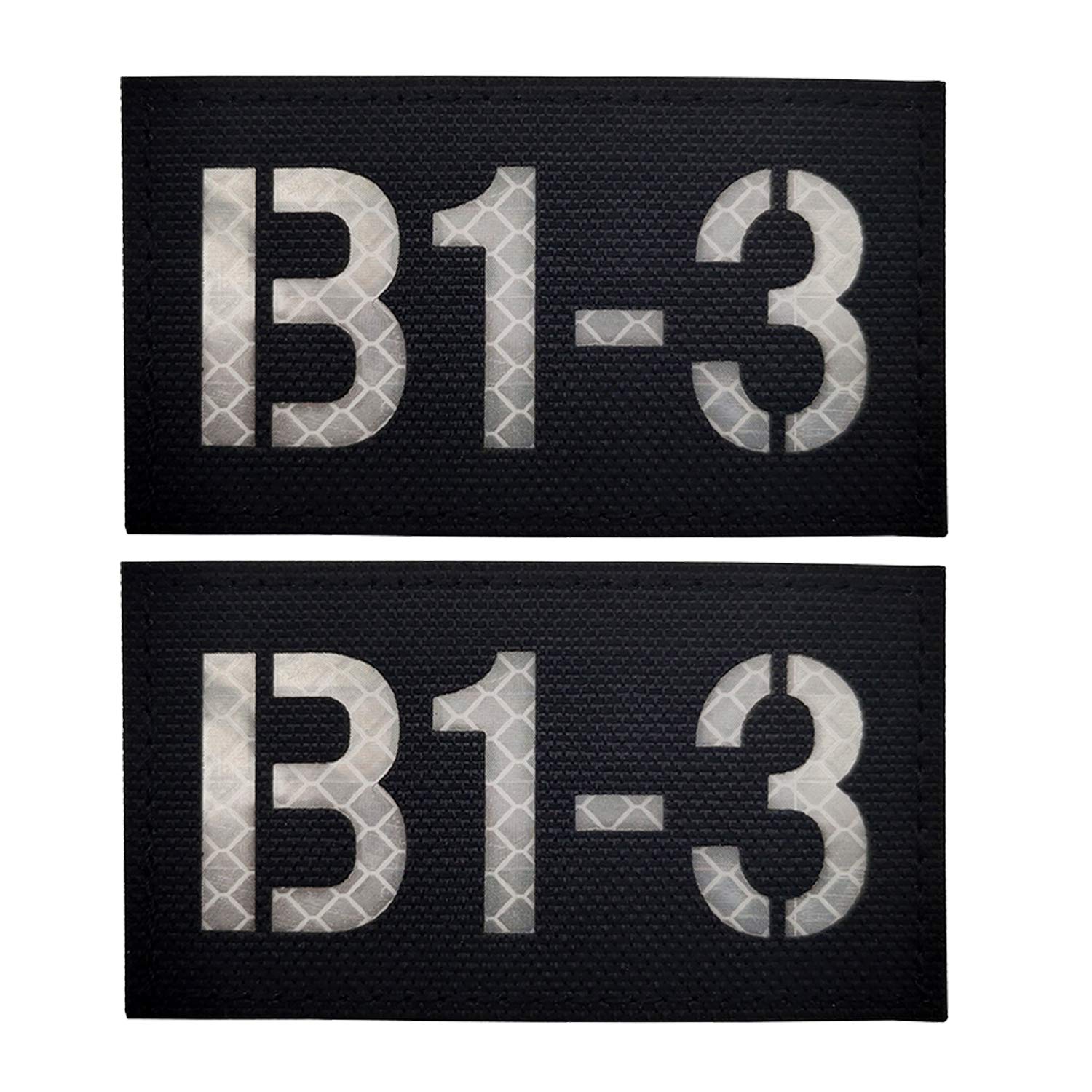 Amazon.com: 2 Pack Custom Call Sign Infrared Reflective Patches, B1-3 ...