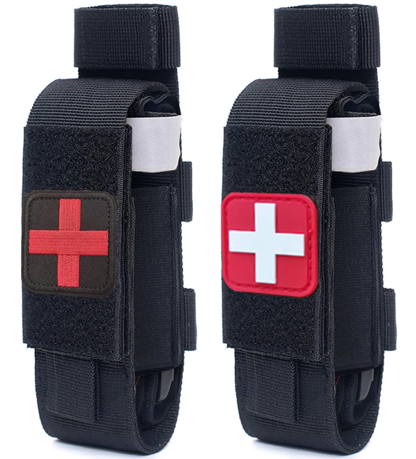 Buy Molle Tourniquets Holder 2PS Medical Cross Stickers Tourniquet ...