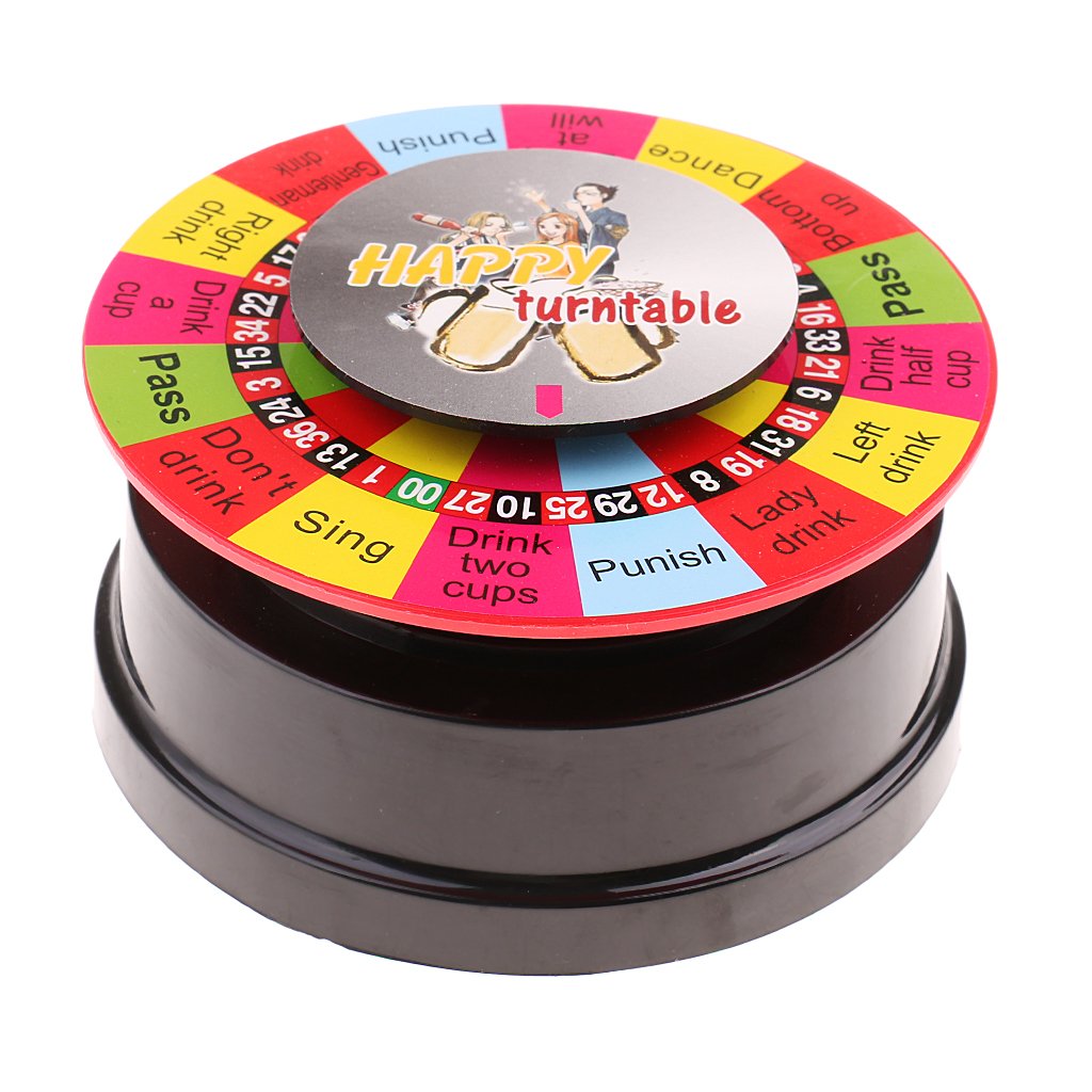 Loom Tree® Electric Drinking Turntable Spinning Roulette Game Prop for ...