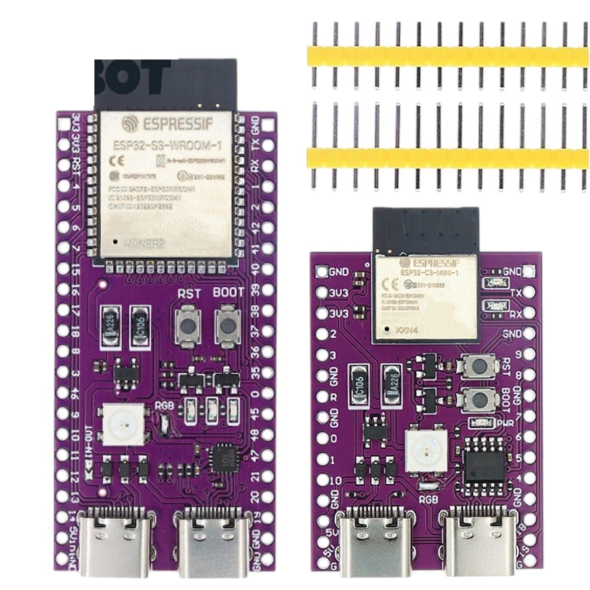 Esp32 Esp32 C3 Esp32 S3 Dual Type C Development Board Core Board Esp32 C3 Devkitm 1